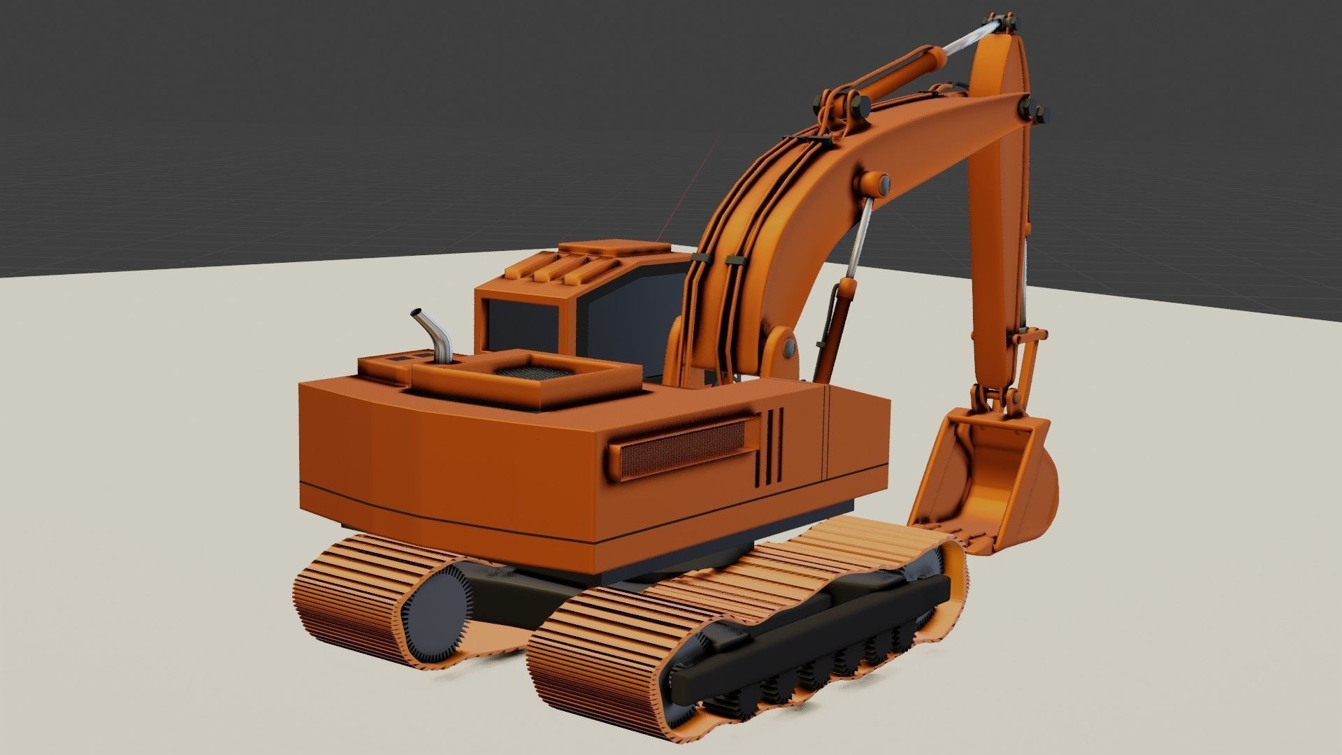 Excavator 3D model | CGTrader