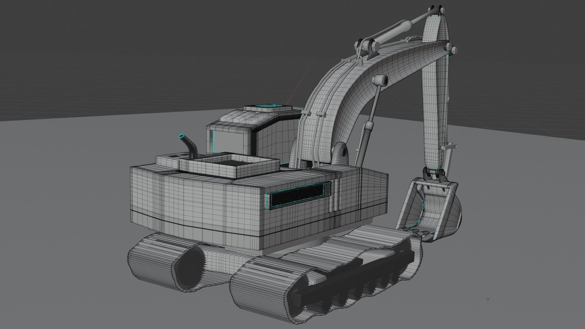 Excavator 3D model | CGTrader