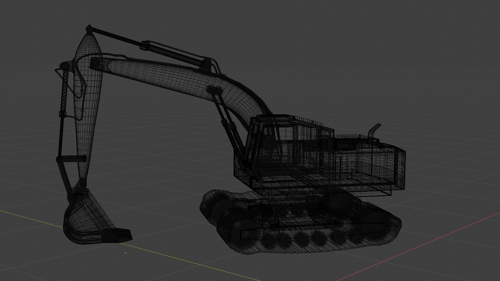 Excavator 3D model | CGTrader