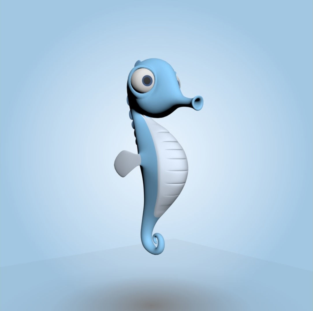 Seahorse 3D model | CGTrader