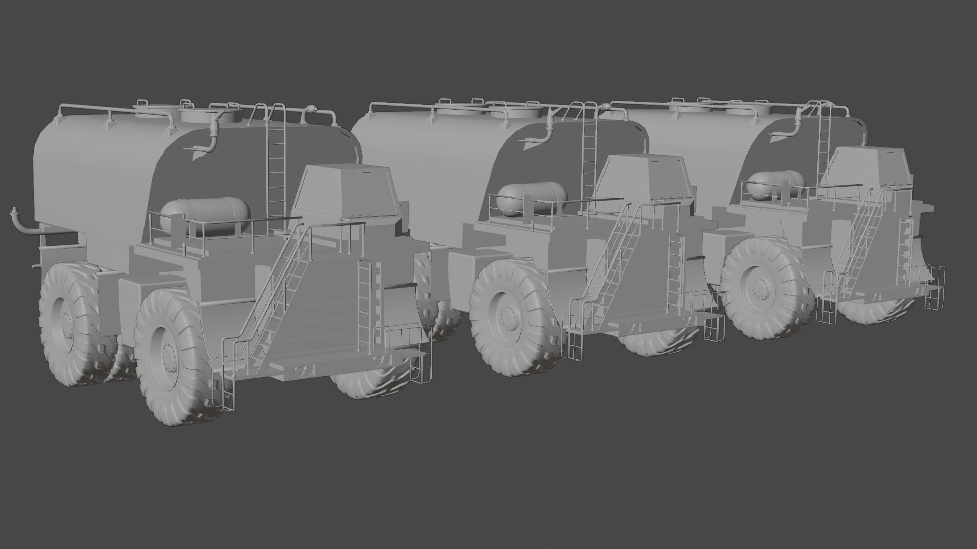 Open Pit Water Truck 3D model | CGTrader
