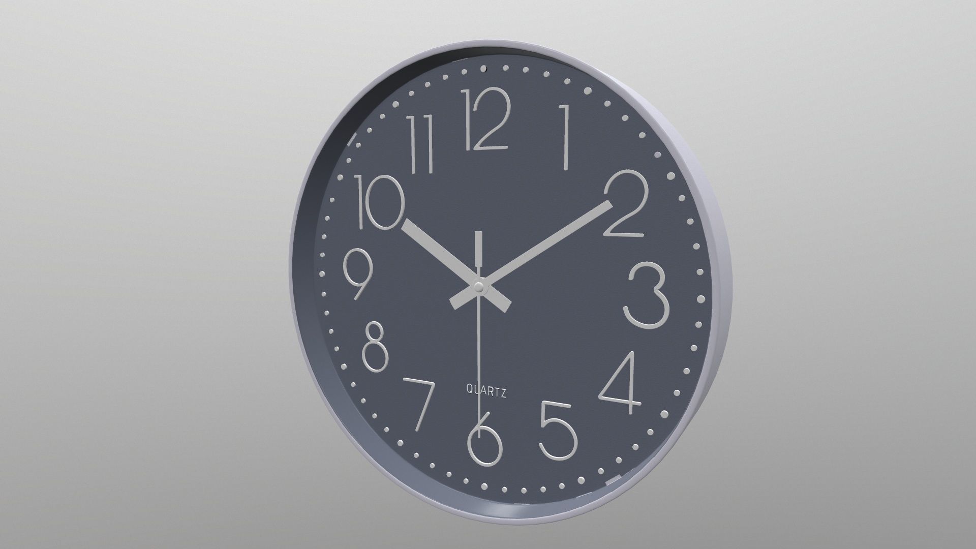 Analog Digital Wall Clock 3D model | CGTrader