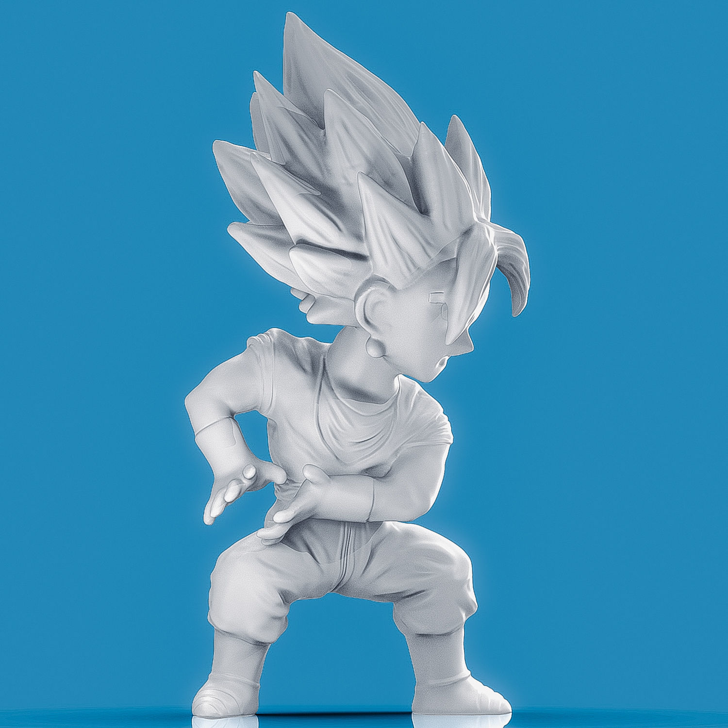 Vegito Dragon Ball 3D Printable free 3D model 3D printable | CGTrader