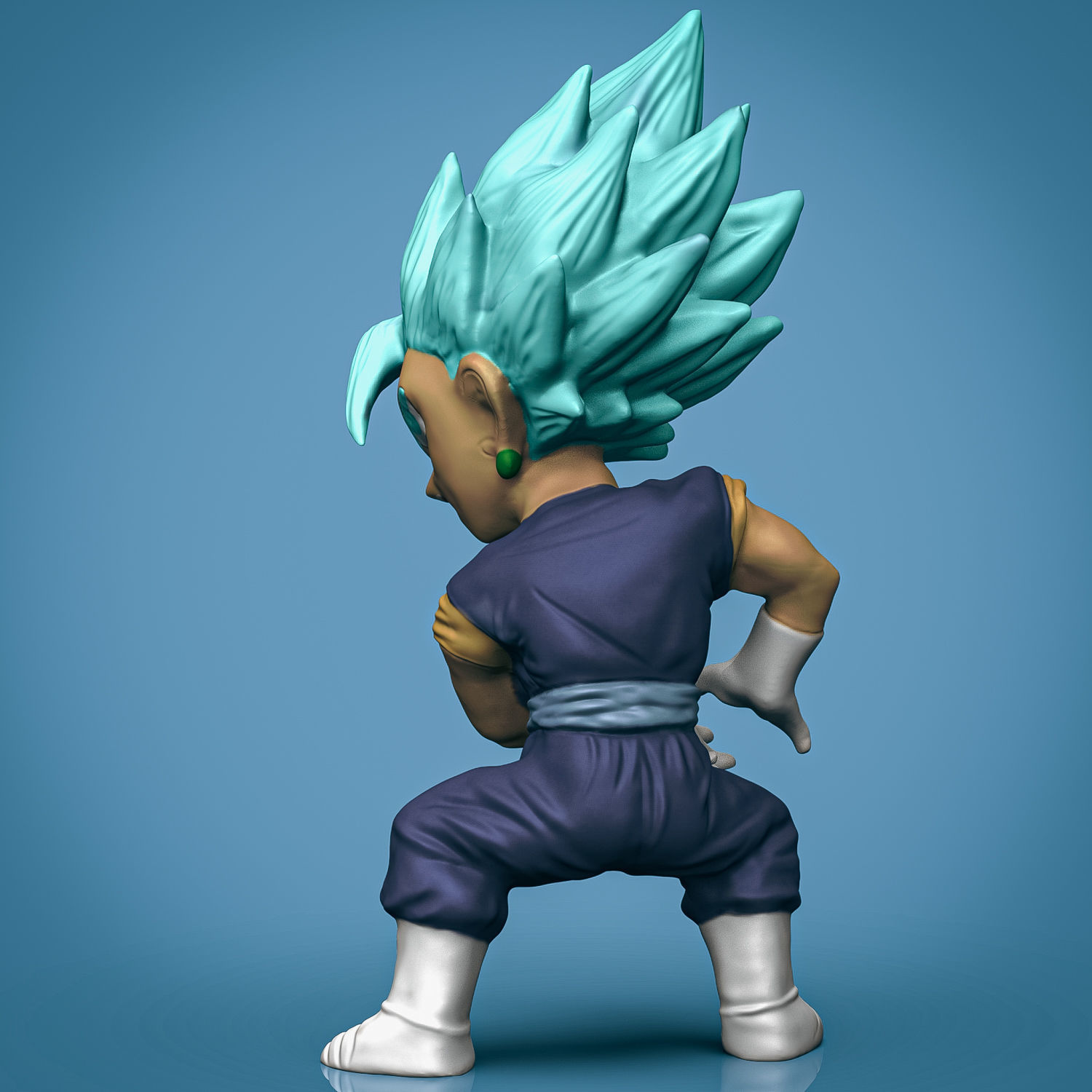 Vegito Dragon Ball 3D Printable free 3D model 3D printable | CGTrader