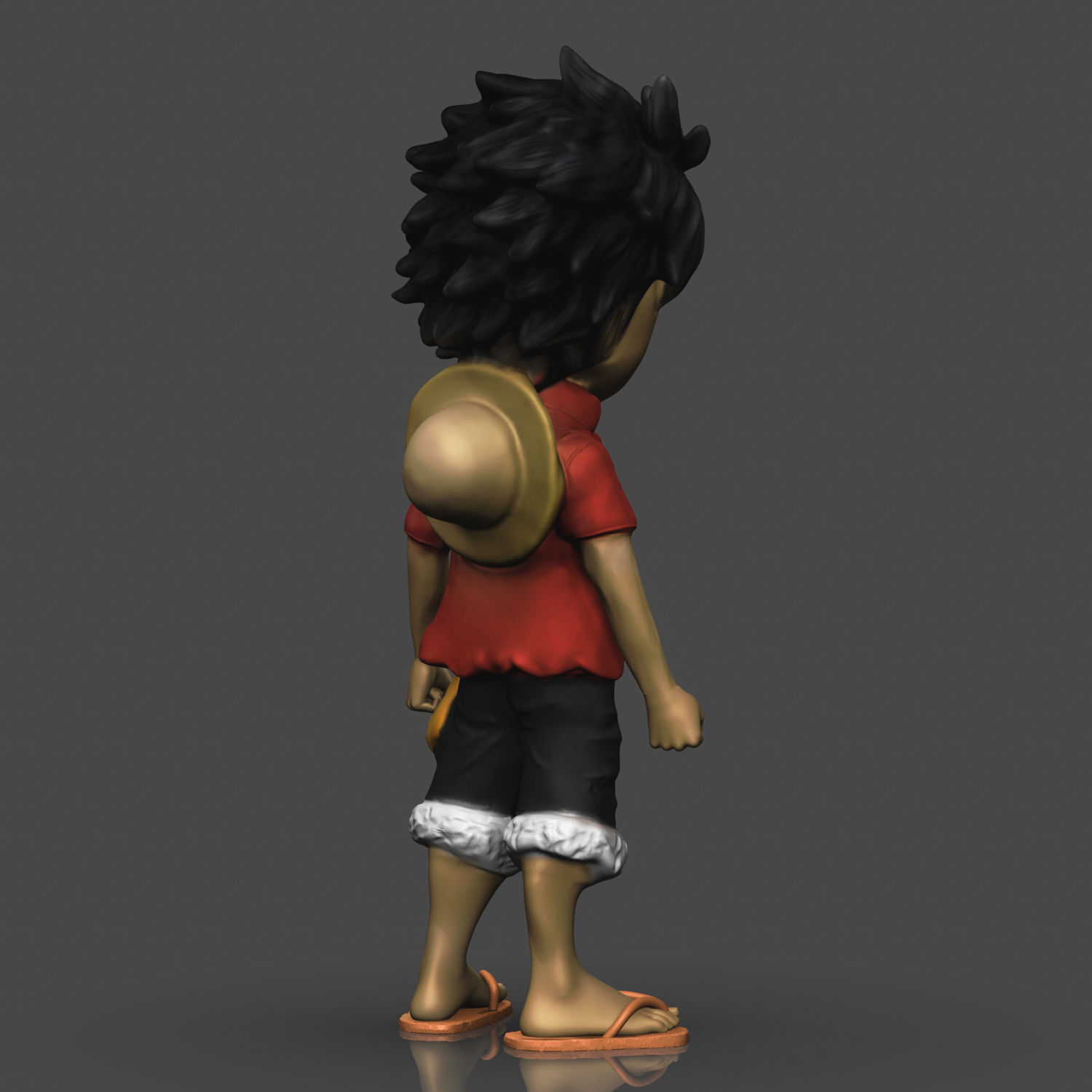 Luffy One Piece 3D Printable free 3D model 3D printable | CGTrader