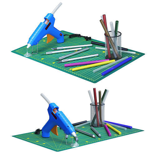 DIY Glue Gun Kit 3D model | CGTrader