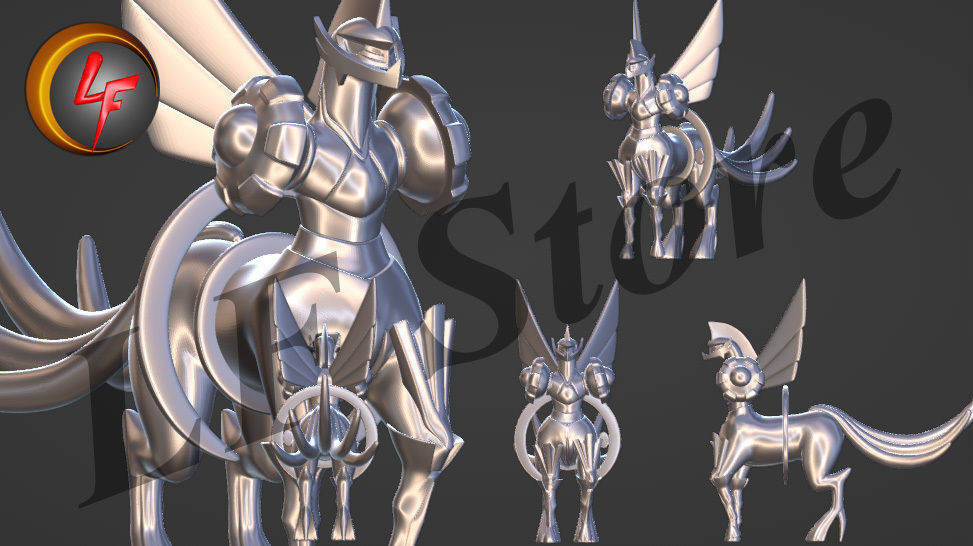 Pokemon Palkia Orgin 3d Model Cgtrader
