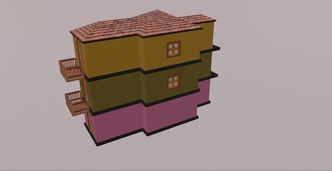 3D model Building For Project VR / AR / low-poly | CGTrader