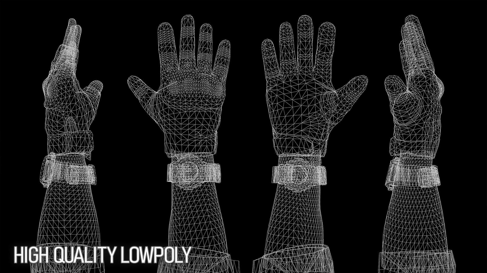 3D model AAA MODULAR FPS ARMS PACK VR / AR / low-poly | CGTrader