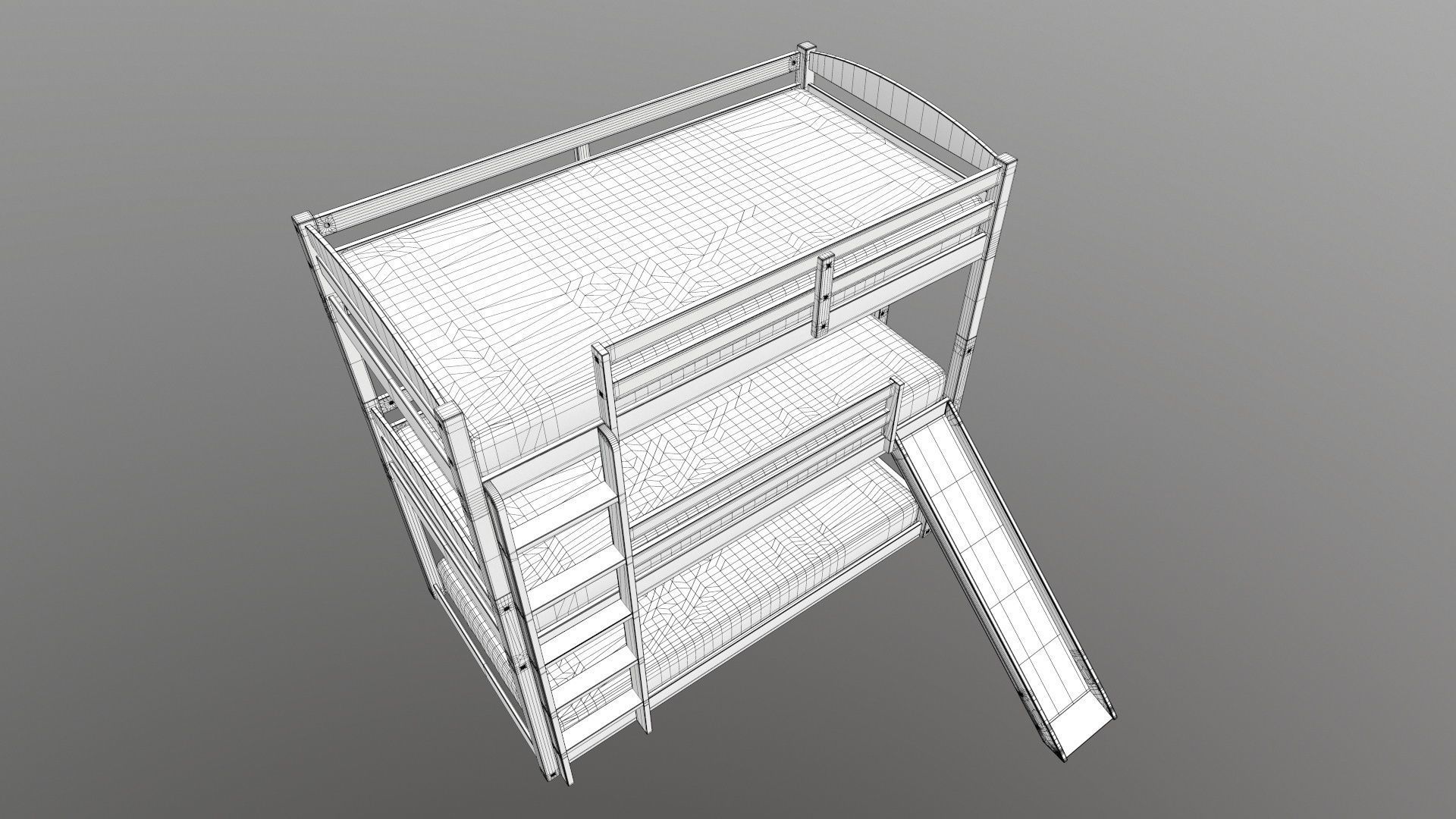 Bunk Bed 3D model | CGTrader
