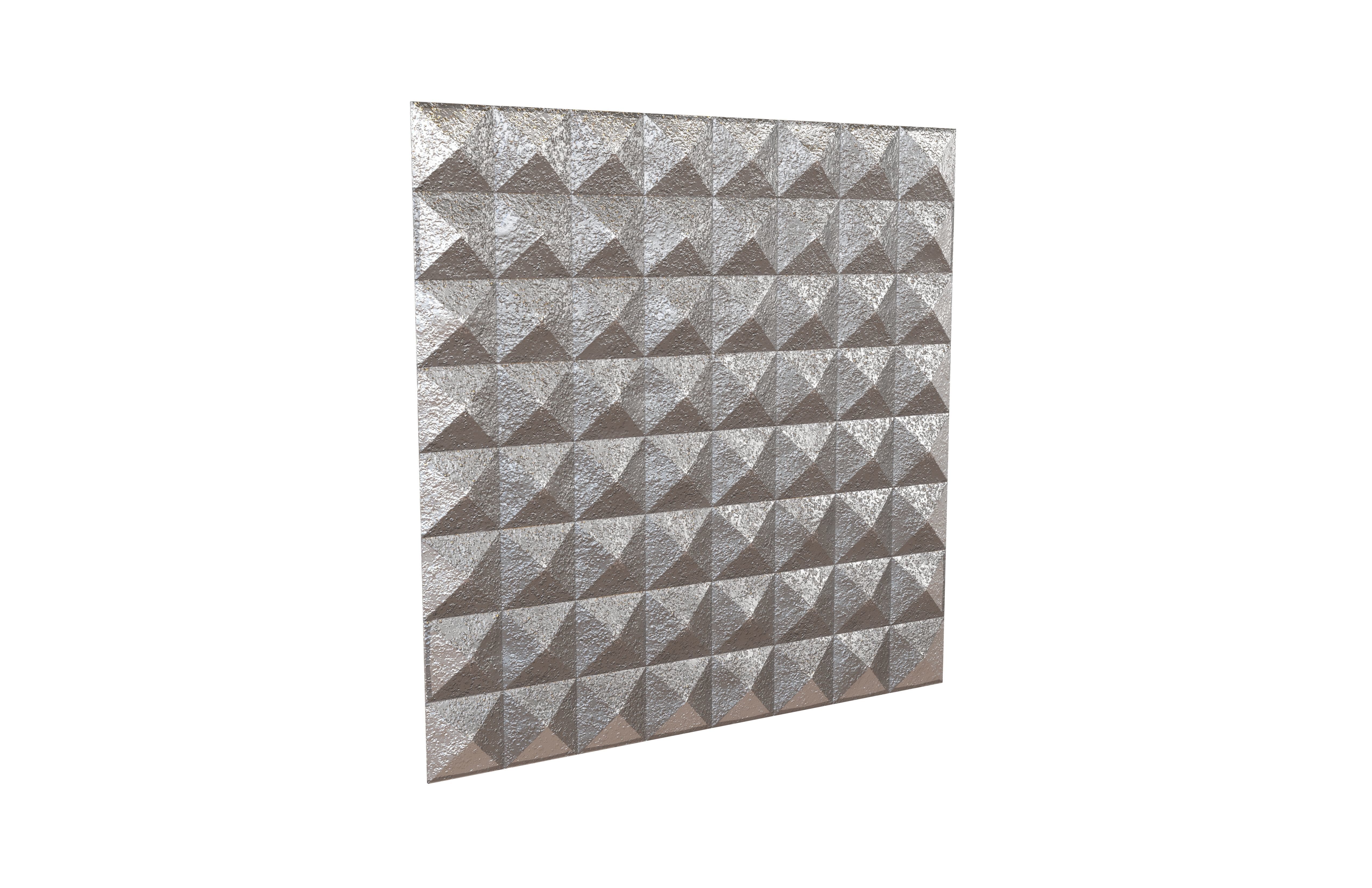 3D model Triangle Grid Pattern Wall Panel V1 003 VR / AR / low-poly ...