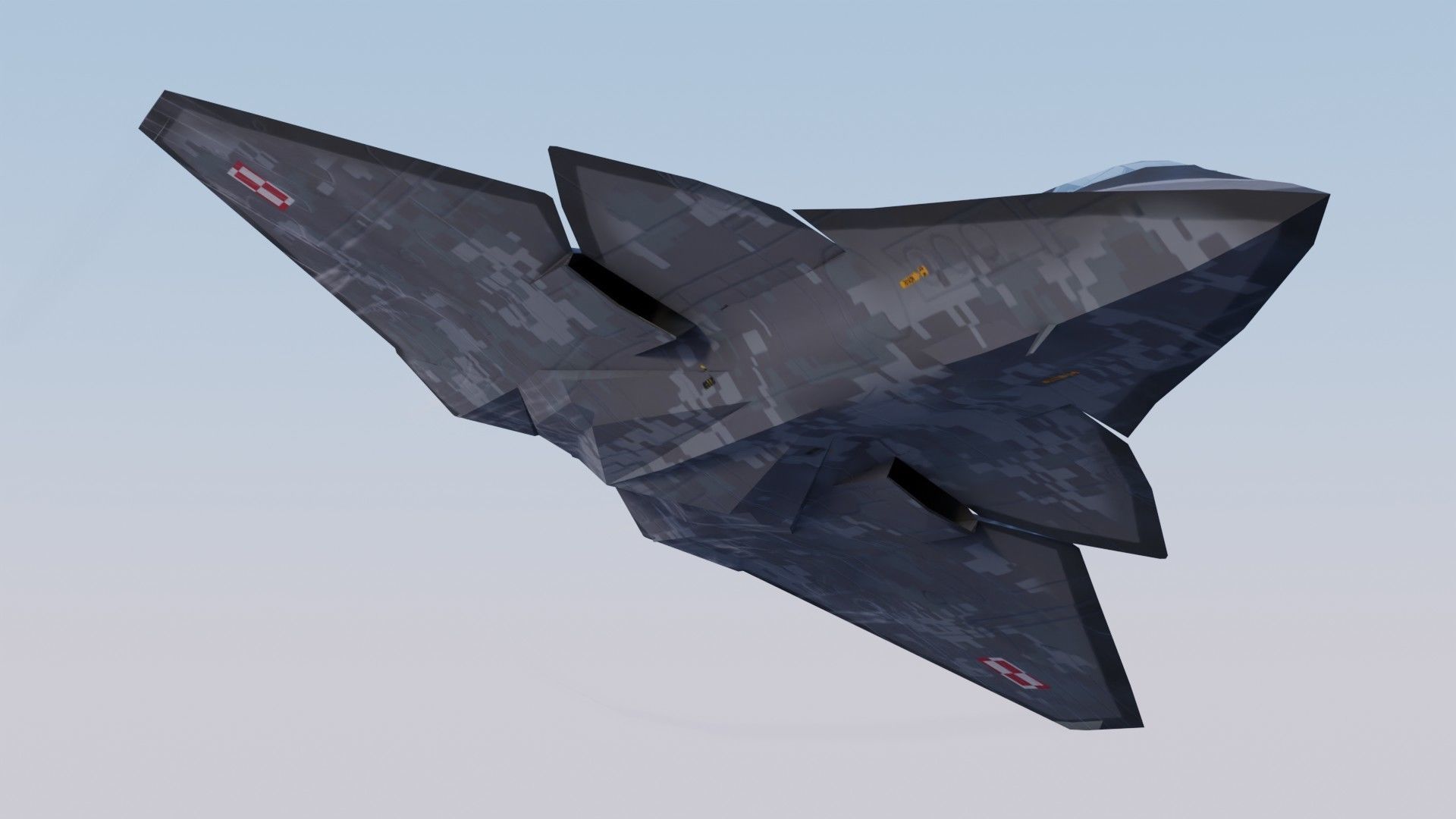 3D model Lockheed NGAD prime concept fighter VR / AR / low-poly | CGTrader