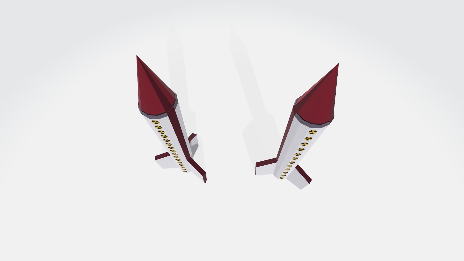 Low poly Nuke Missile for world free VR / AR / low-poly 3D model | CGTrader