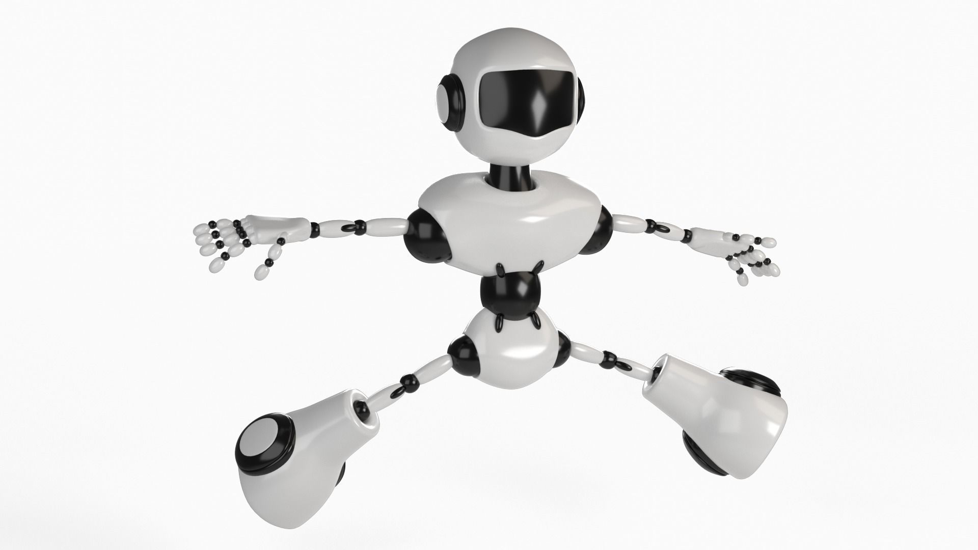 Robot rigged 3D model 3D model | CGTrader