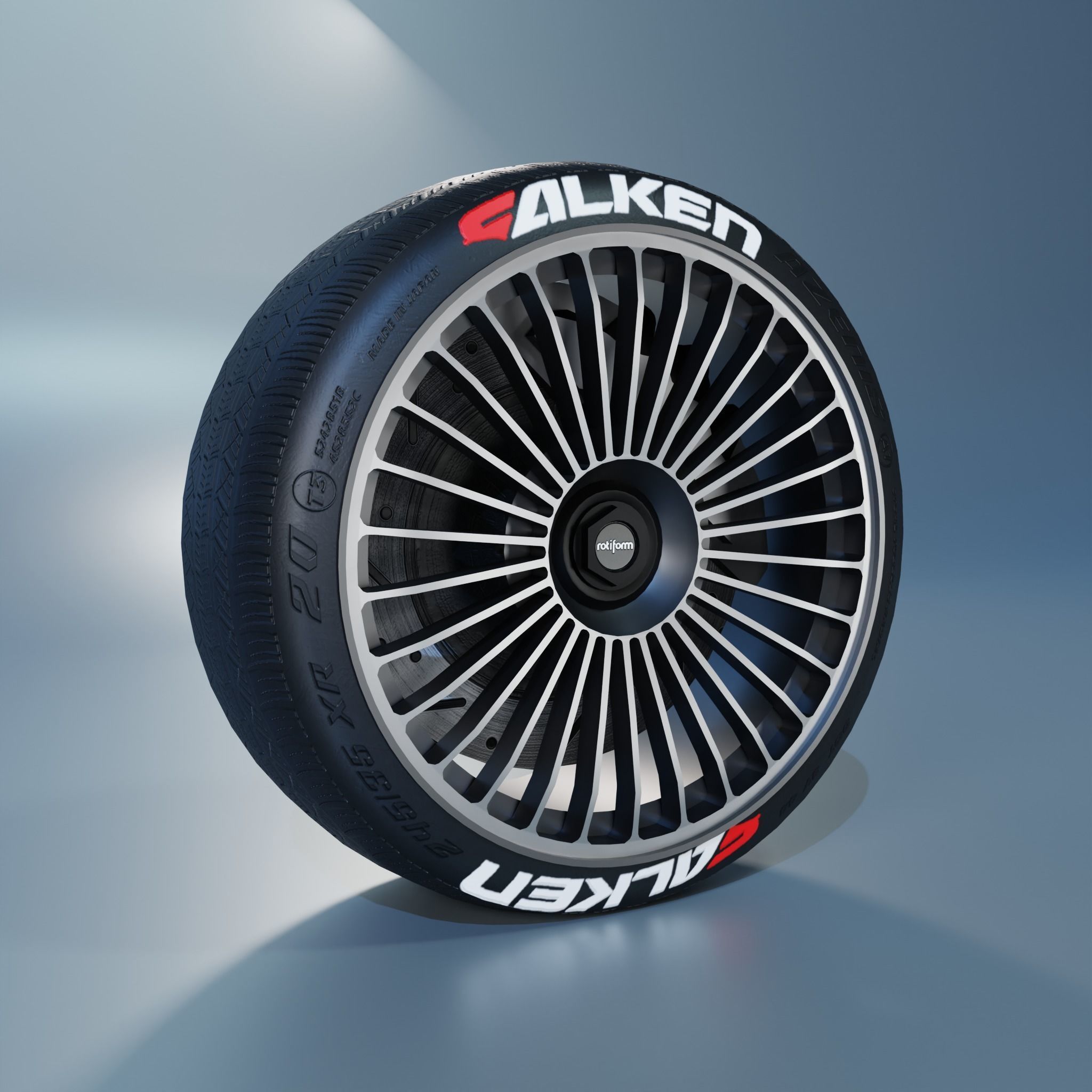 3D model Rotiform GRZ Racing Wheel VR / AR / low-poly | CGTrader