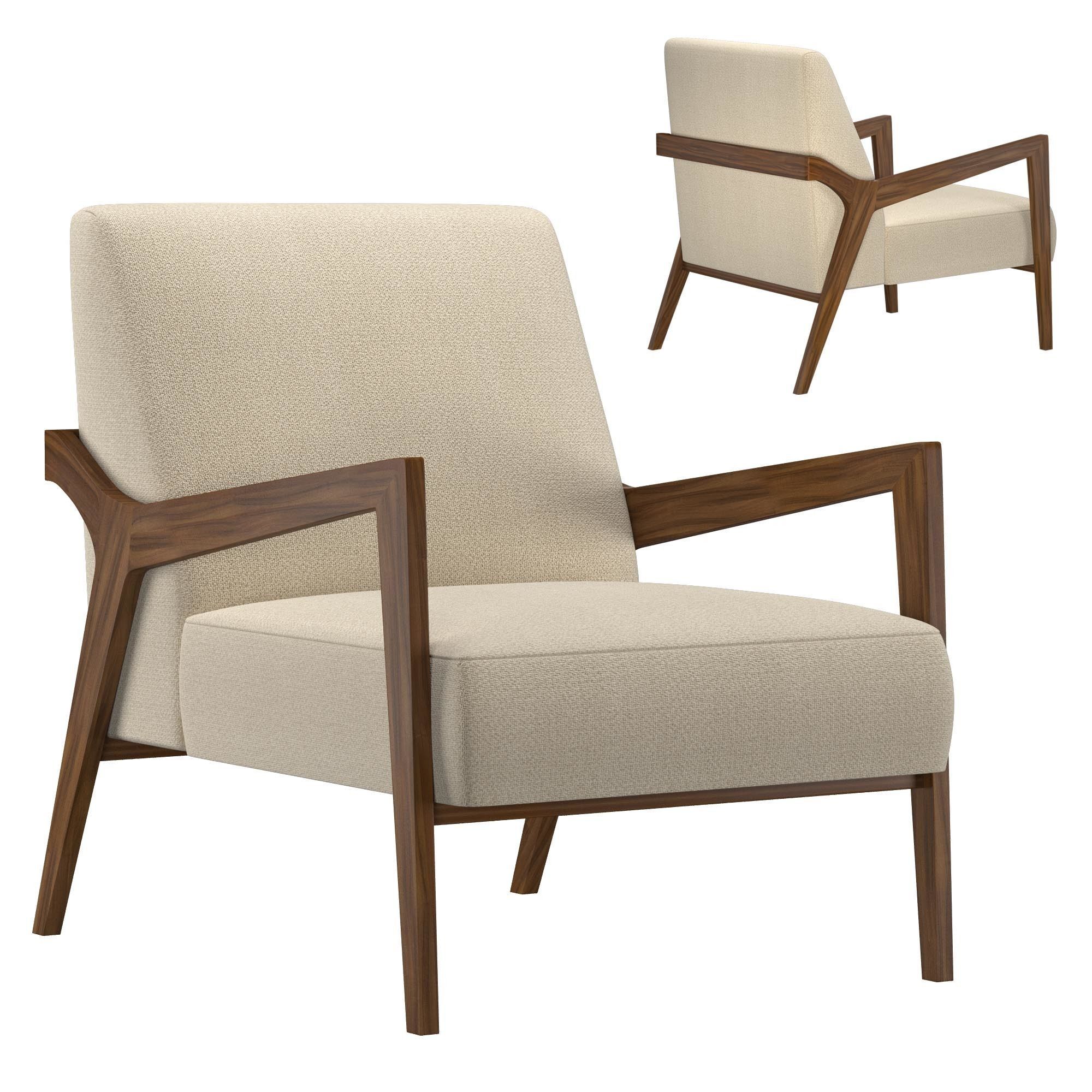 Barney Club Chair by Studio Van den Akker 3D model | CGTrader