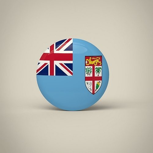3D model Fiji Badge VR / AR / low-poly | CGTrader