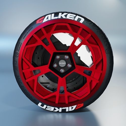 3D model Rotiform Sef Sport Wheel VR / AR / low-poly | CGTrader