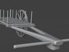 Old wooden Bull Cart 3D model rigged | CGTrader