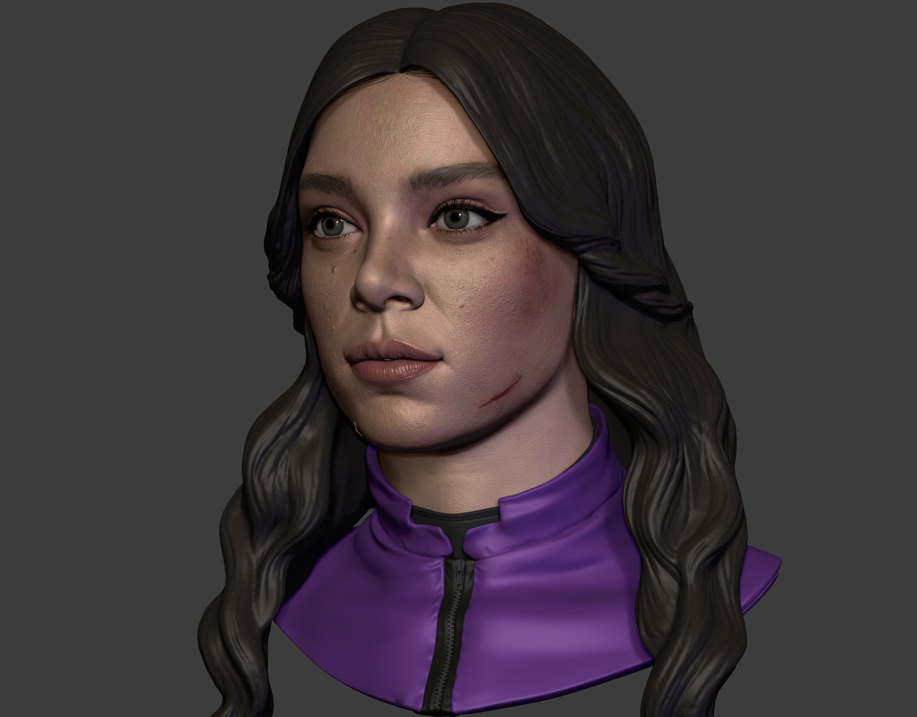 Hailee Steinfeld Head 3D model | CGTrader