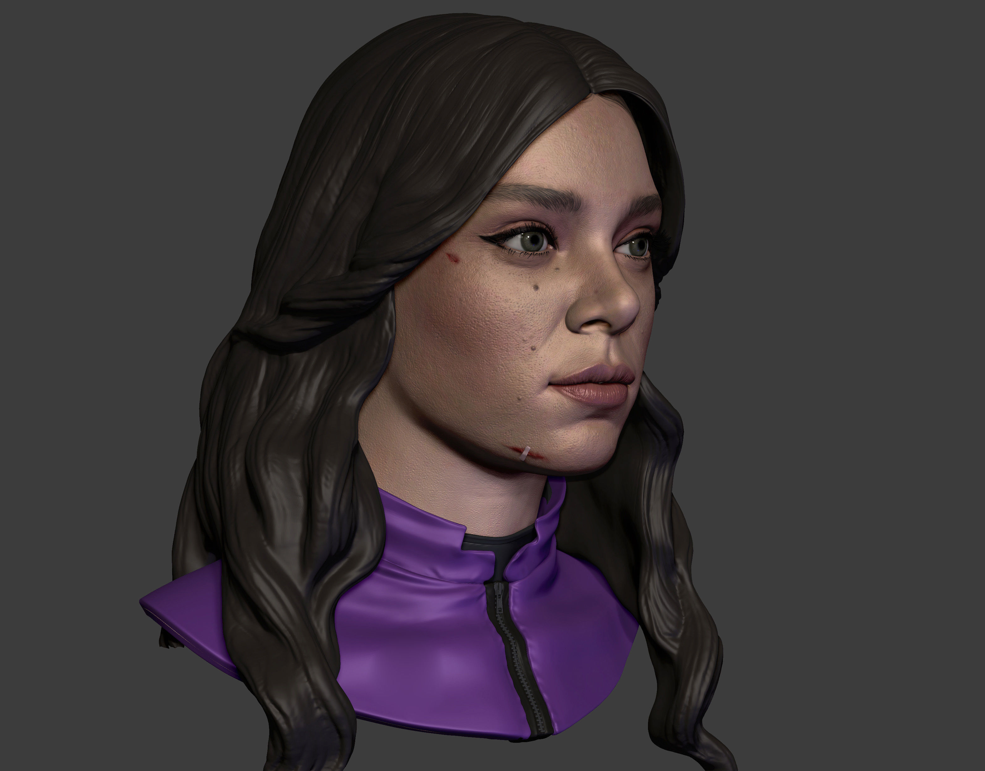 Hailee Steinfeld Head 3D model | CGTrader