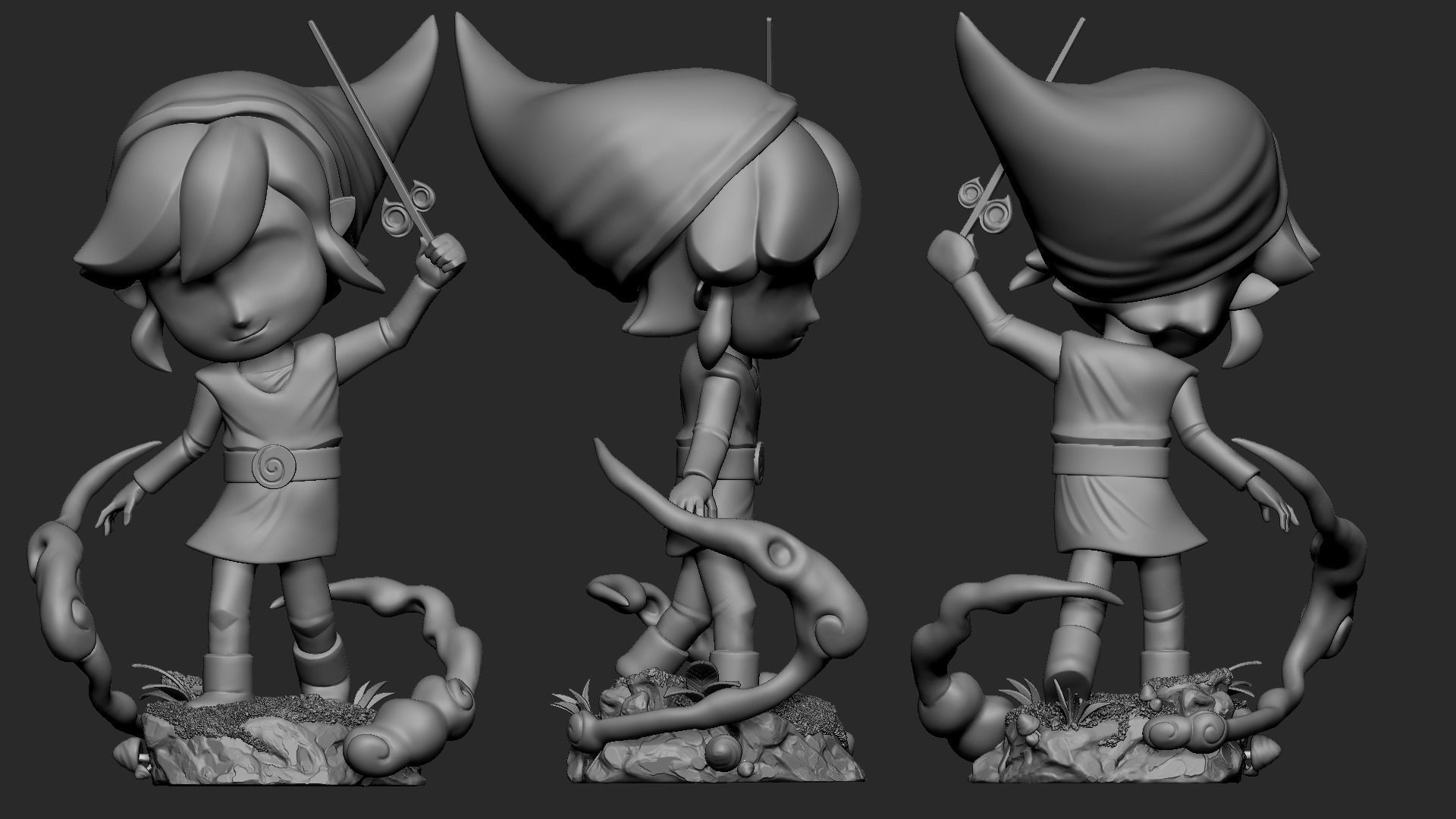 toon Link 3D model 3D printable | CGTrader