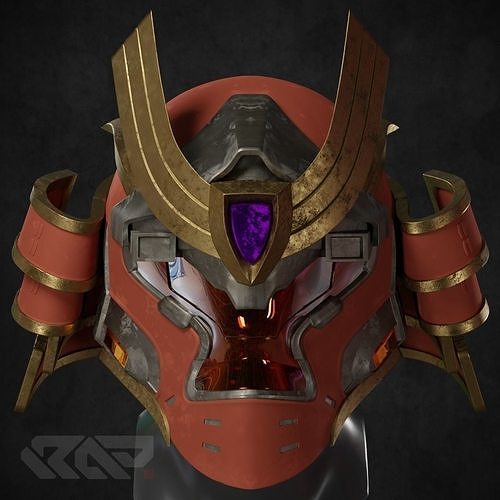 Halo Infinite Yoroi samurai 3D model 3D printable | CGTrader