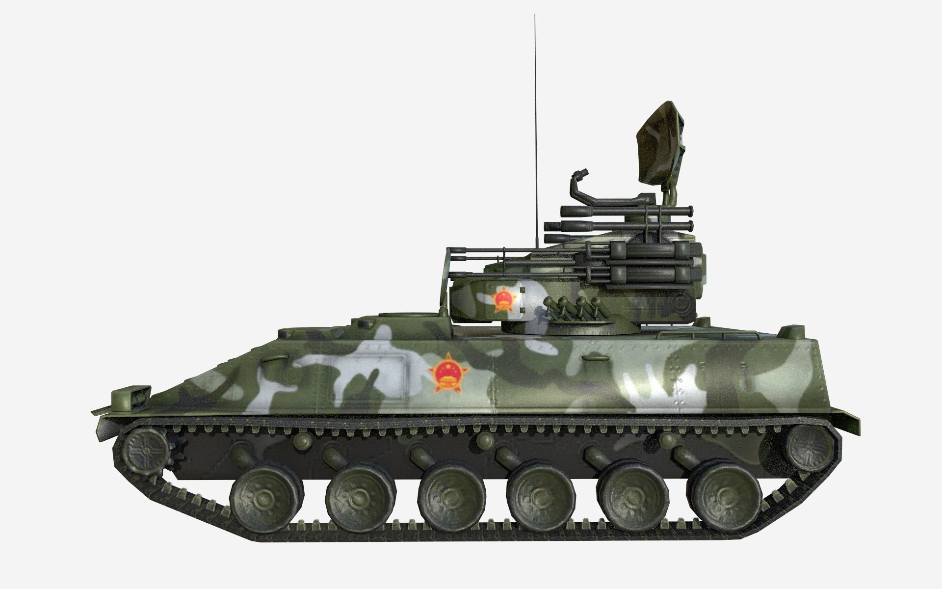 Iron Dove AA PGZ-95 AA free VR / AR / low-poly 3D model | CGTrader