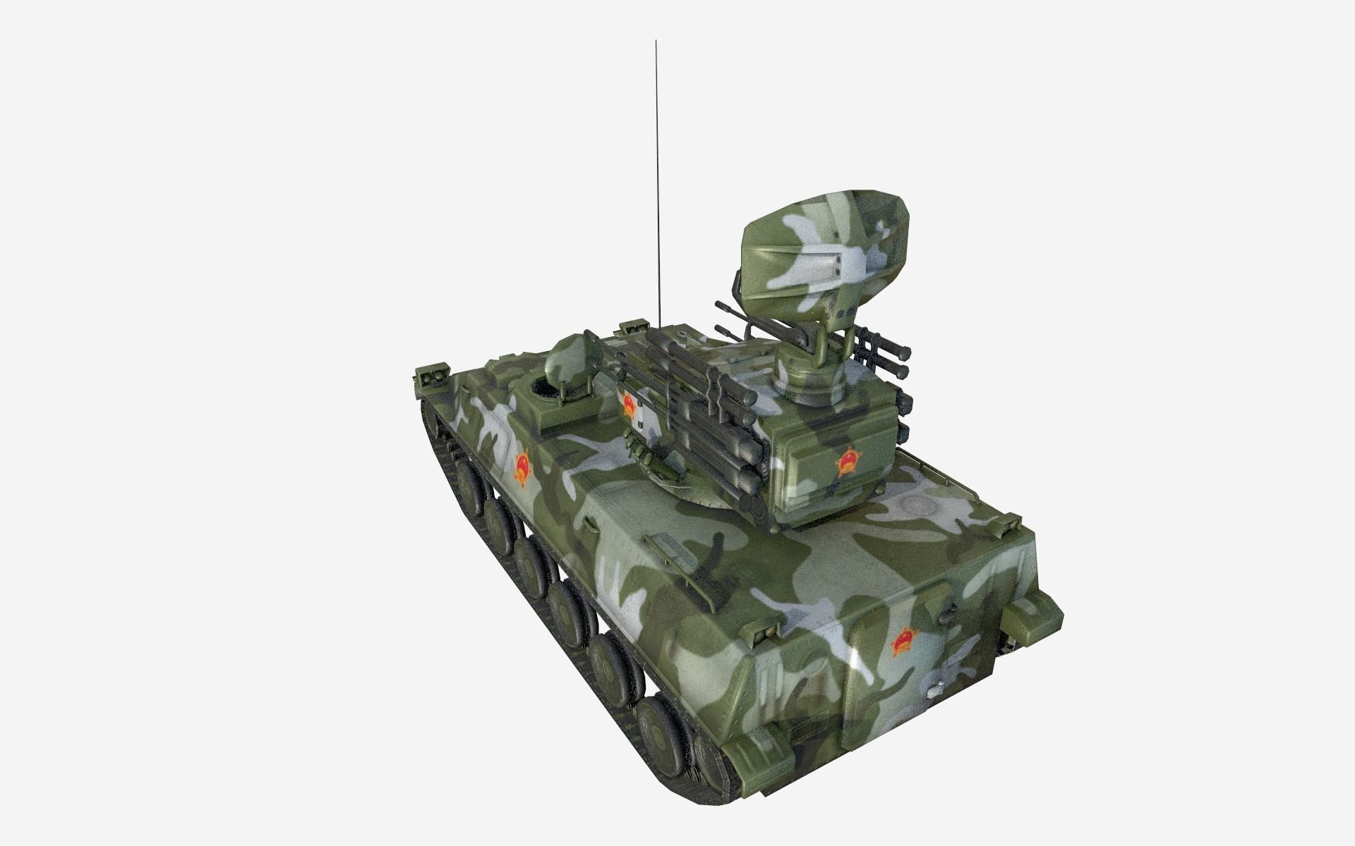 Iron Dove AA PGZ-95 AA free VR / AR / low-poly 3D model | CGTrader