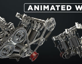 Animated Engine 3D Models | CGTrader