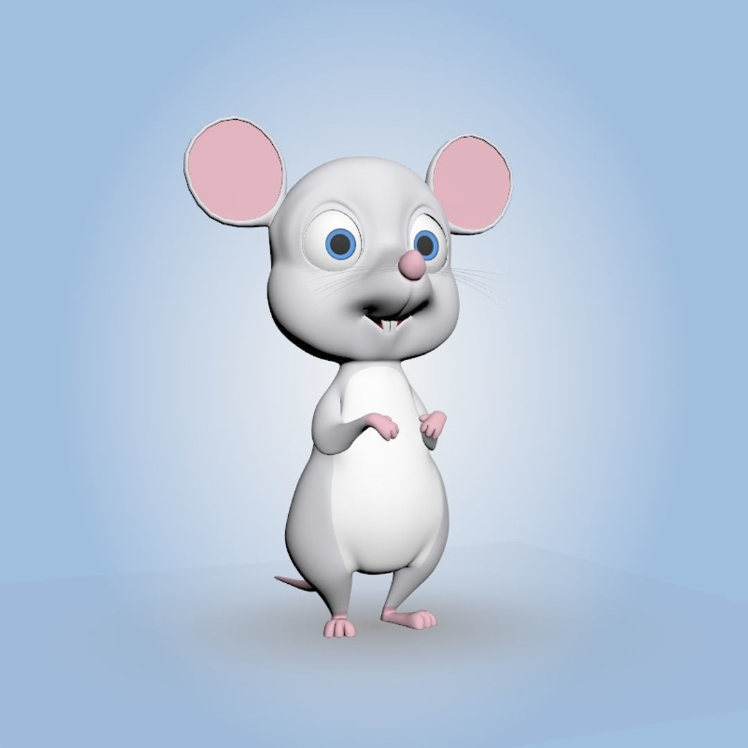 Cartoon Rat 3D model | CGTrader