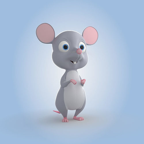 Cartoon Rat 3D model | CGTrader