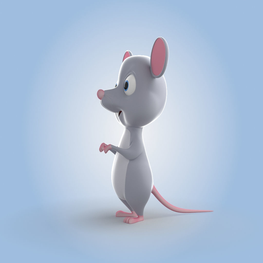 Cartoon Rat 3D model | CGTrader