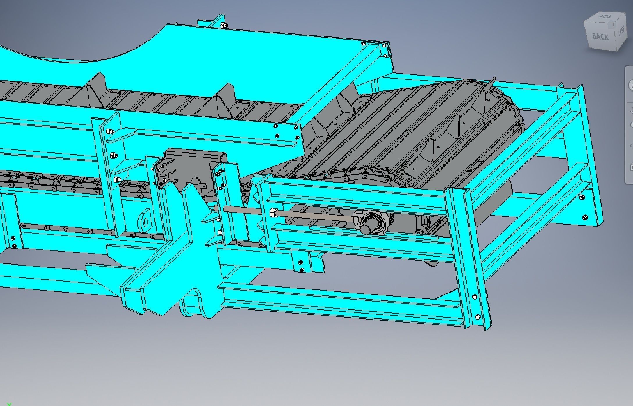 Chain conveyor 3d model 3D model rigged | CGTrader