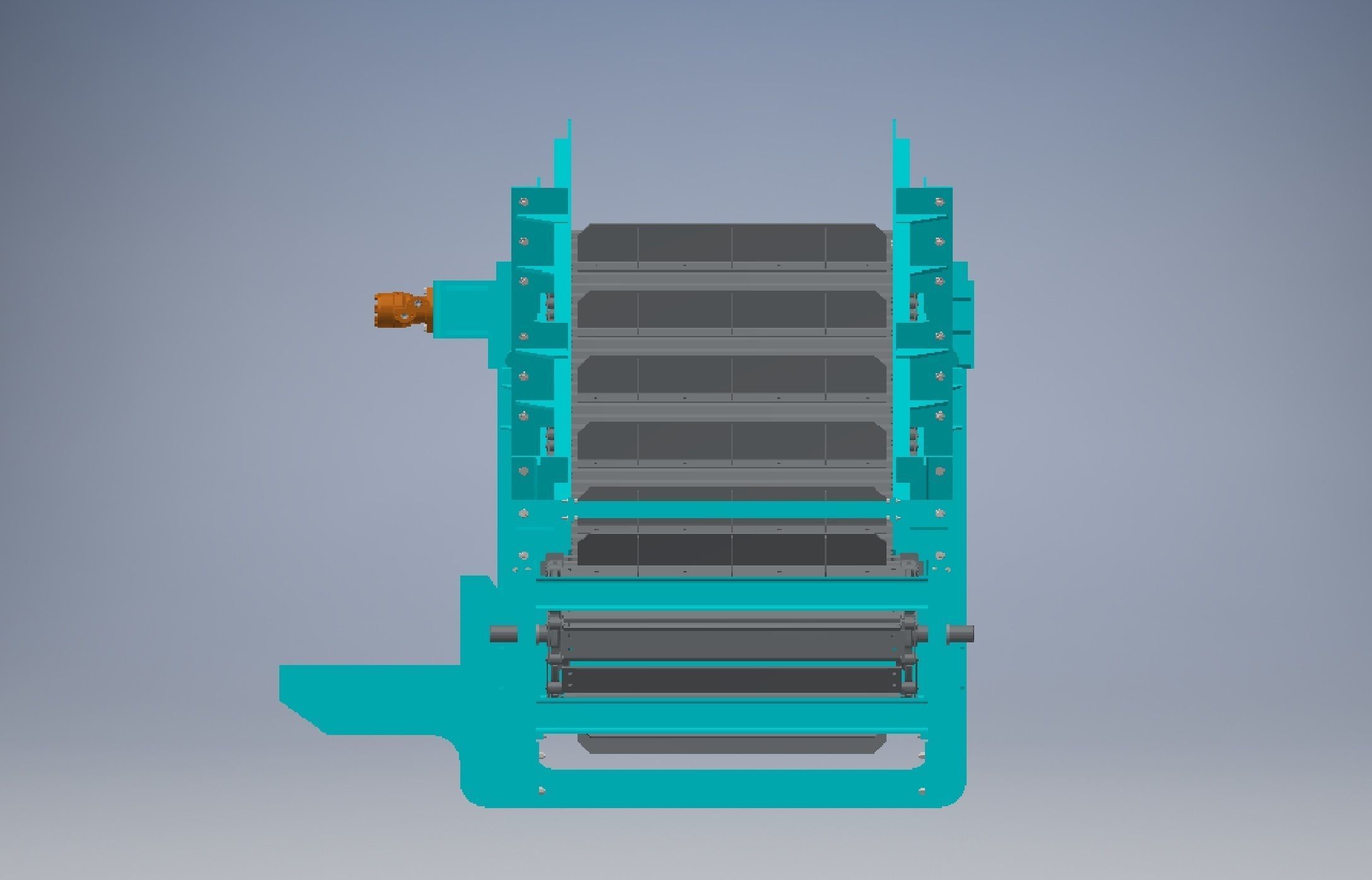 Chain conveyor 3d model 3D model rigged | CGTrader