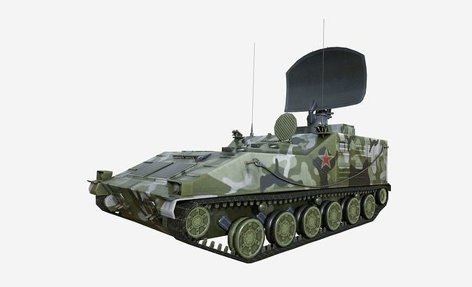 Iron Dove Jammer PGZ-95 MCP Tank free VR / AR / low-poly 3D model | CGTrader