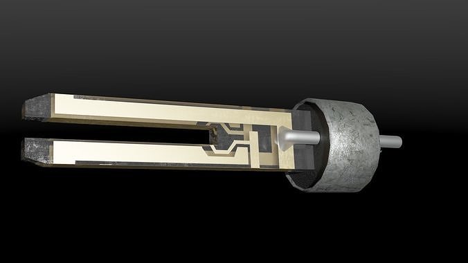 3D model Quartz Tuning Fork VR / AR / low-poly | CGTrader