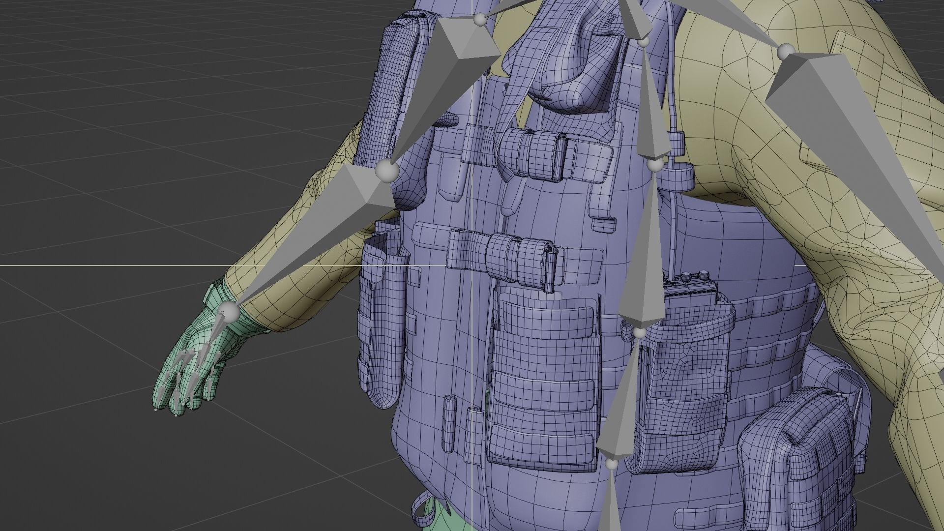 SOLDIER Flight Deck Crew Rigged 3D model rigged | CGTrader