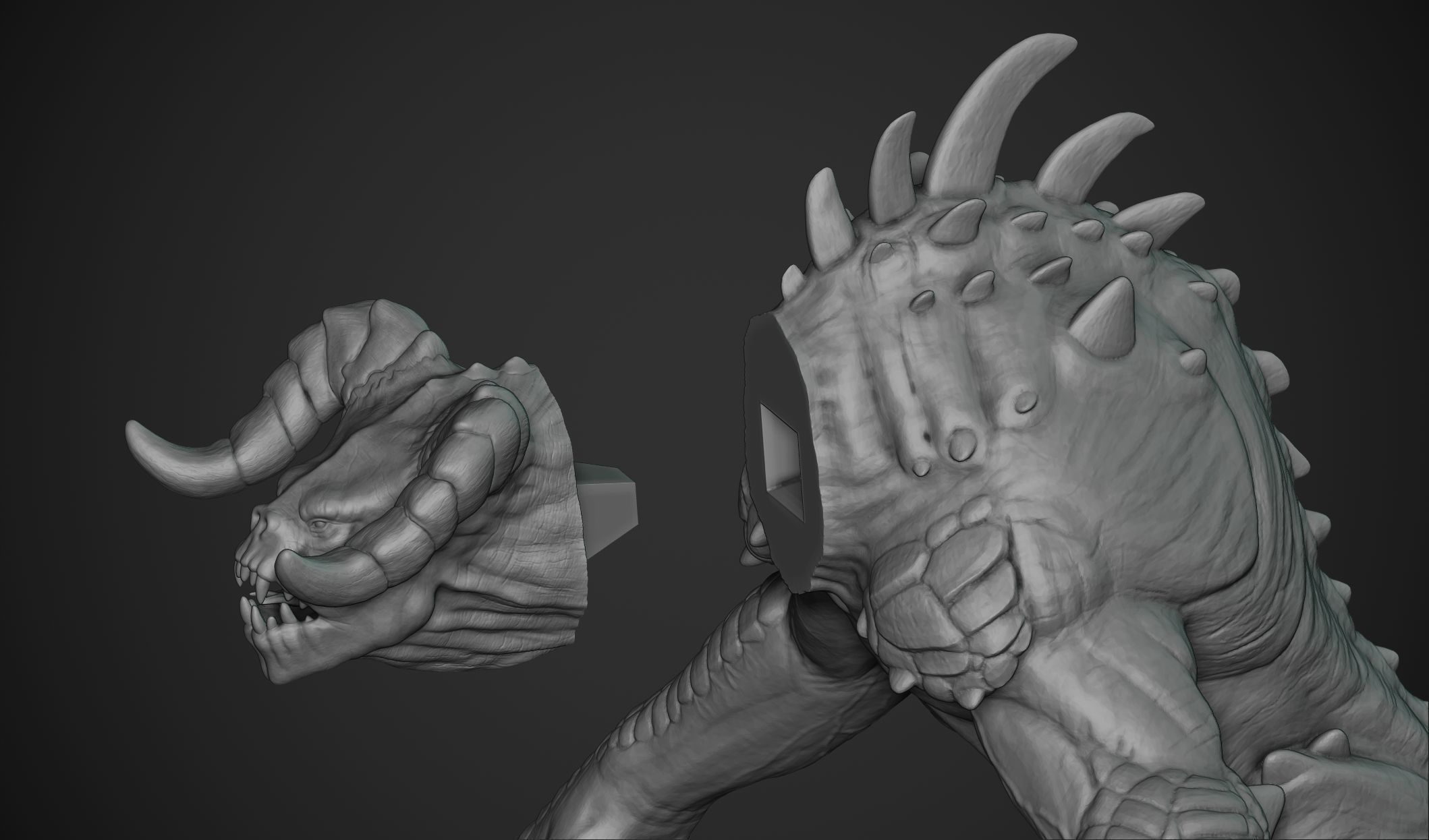 Deathclaw 3d Print model 3D model 3D printable | CGTrader