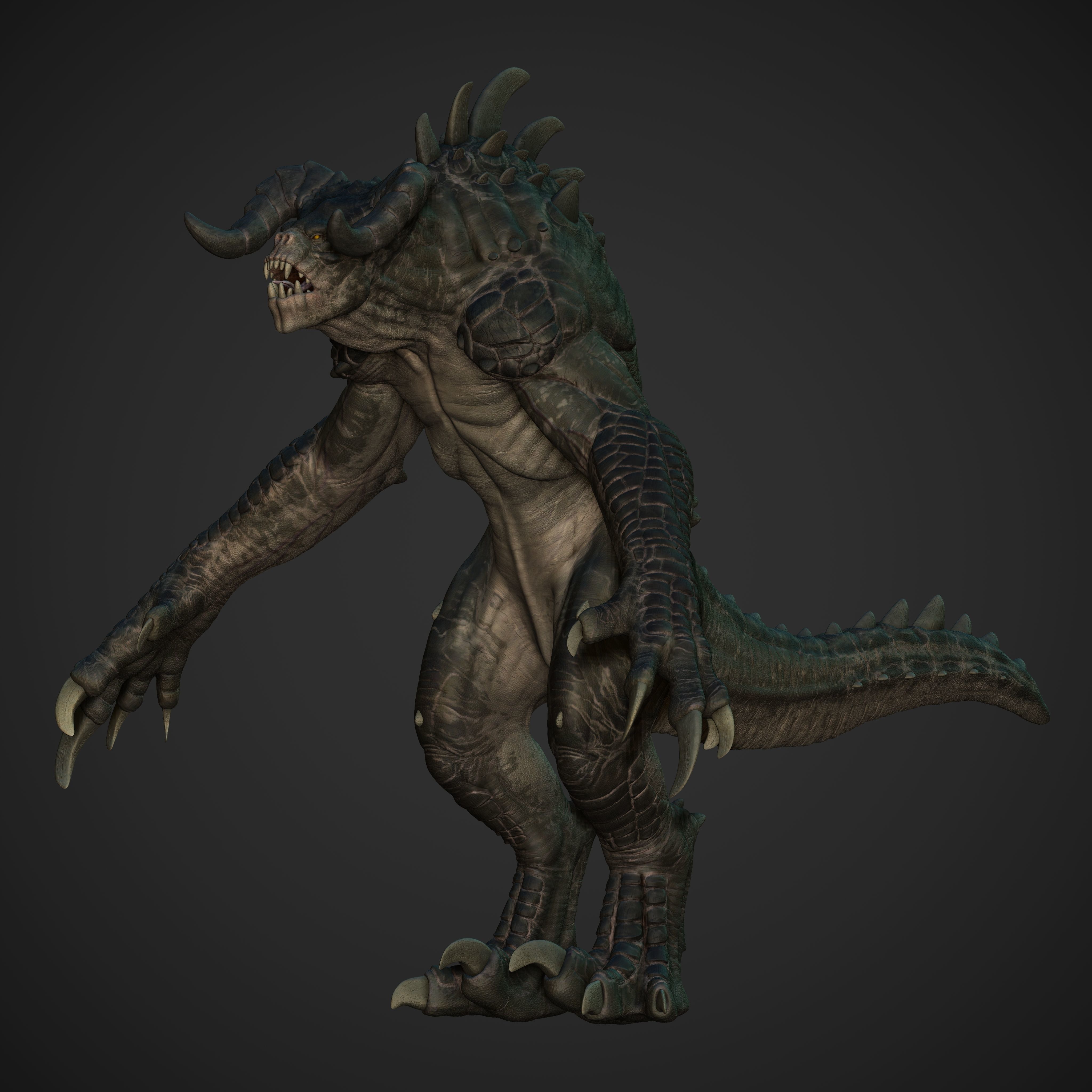 Deathclaw 3d Print model 3D model 3D printable | CGTrader