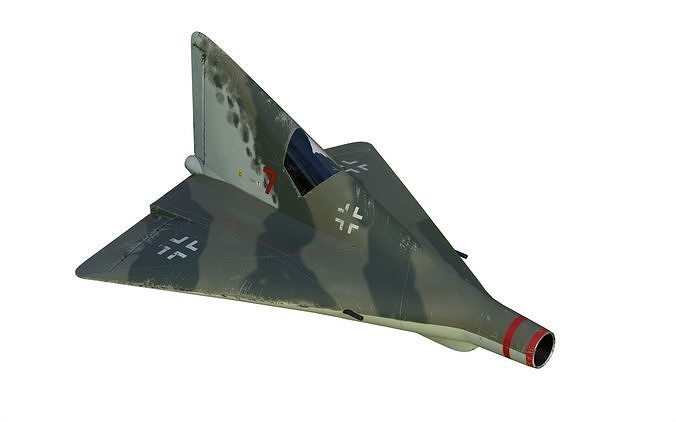 Lippisch P 13 Nazi coal plane 3D model | CGTrader