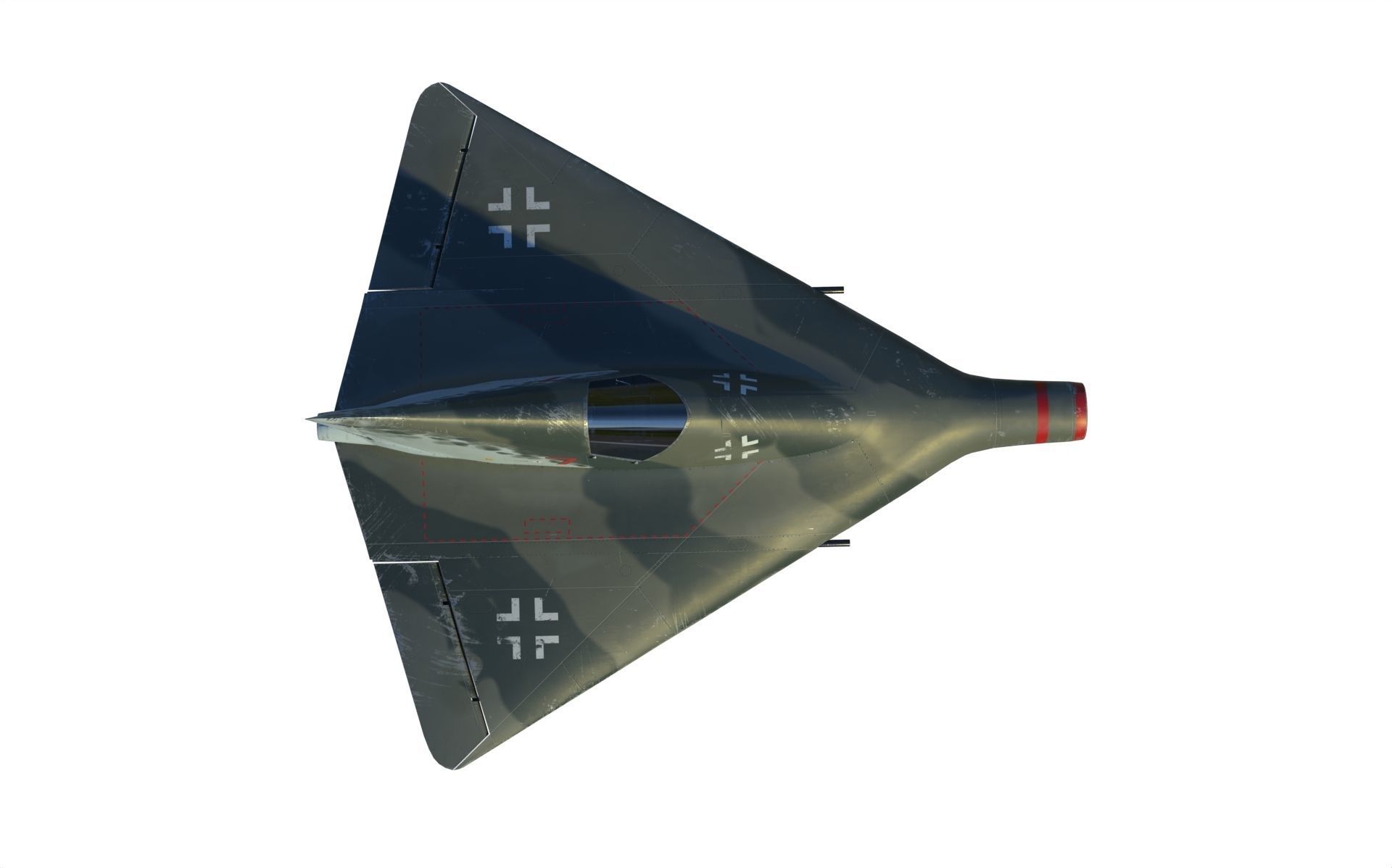 Lippisch P 13 Nazi coal plane 3D model | CGTrader