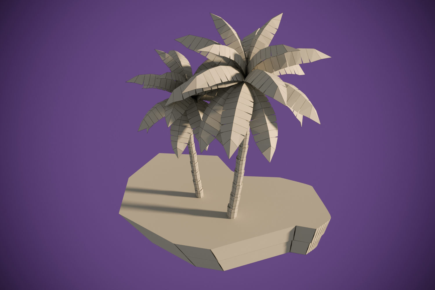 3D model Coconut Trees VR / AR / low-poly | CGTrader