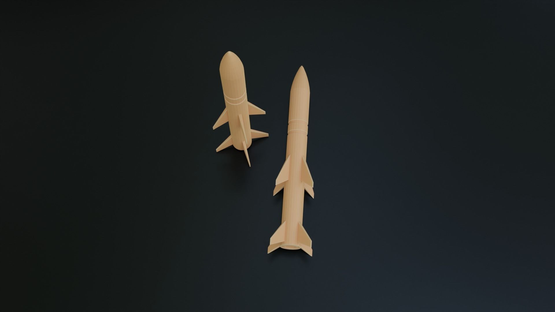 Air Defense Missile 3D model 3D printable | CGTrader