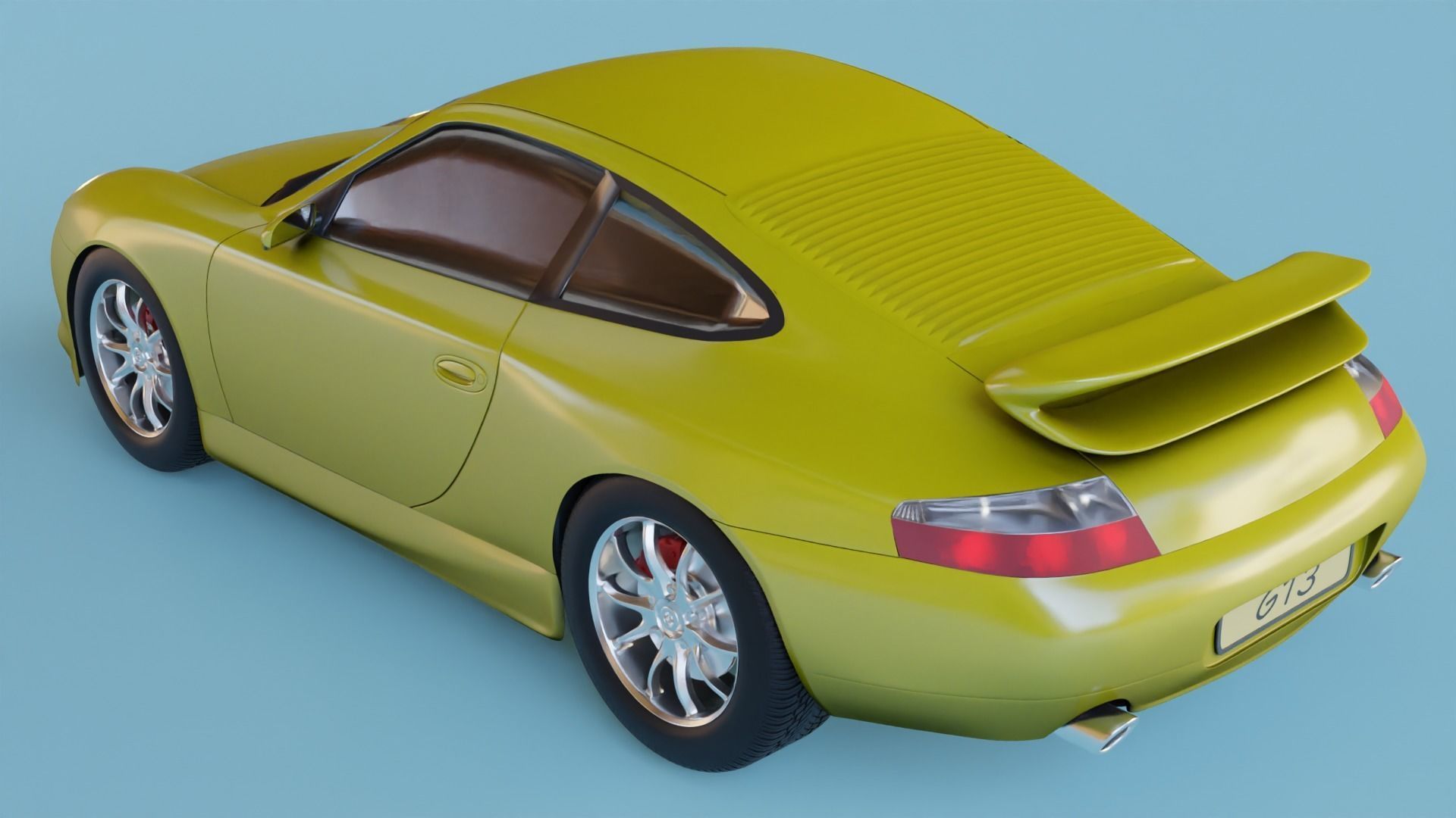 Porsche 911 GT3 3D model 3D model | CGTrader