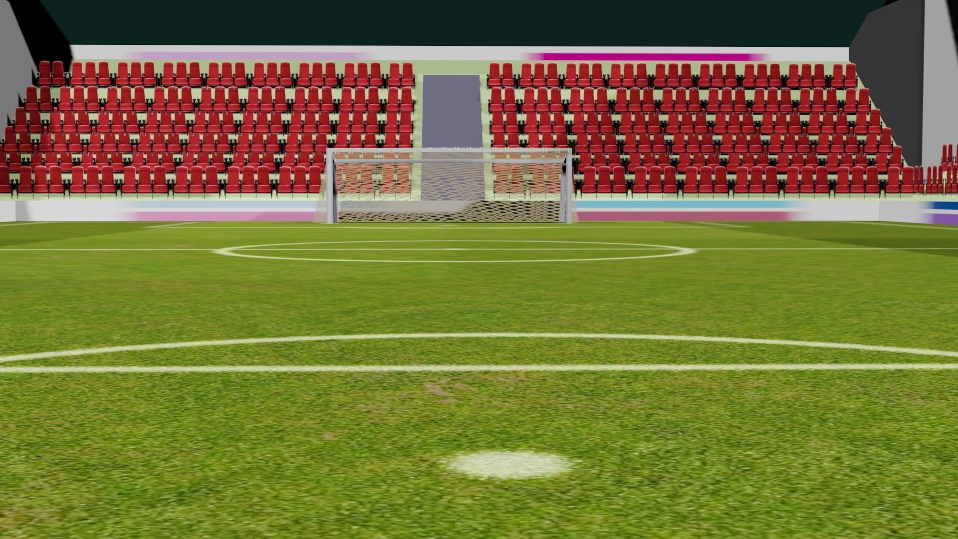 3D model Football Field VR / AR / low-poly | CGTrader