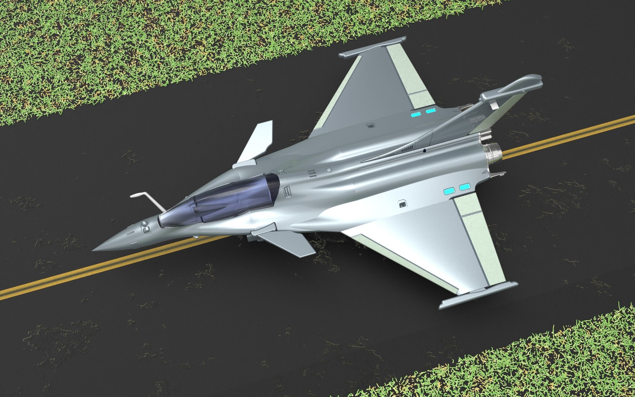 Dassault Rafale 3D model 3D printable | CGTrader