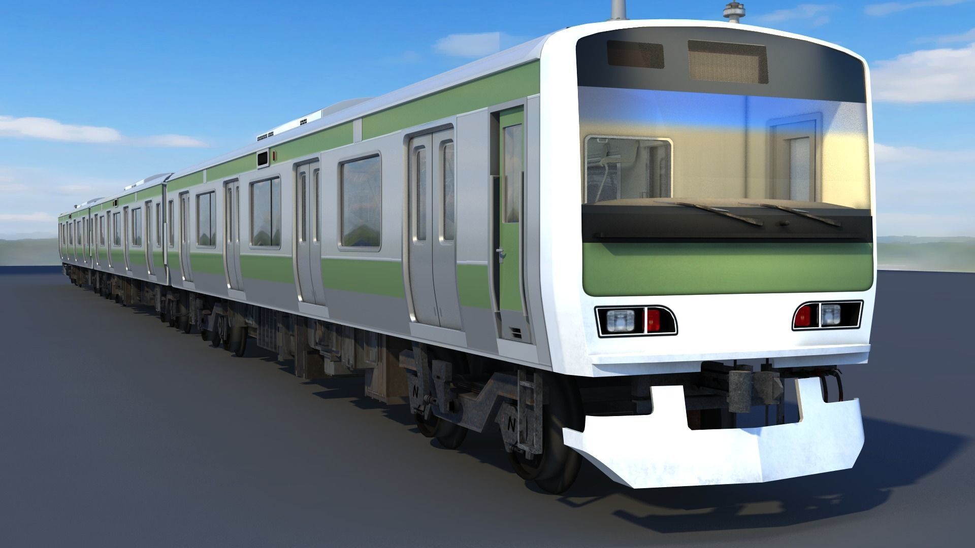 Japan Rail 3D model | CGTrader