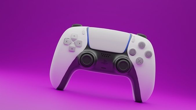 3D model Ps5 controller model VR / AR / low-poly | CGTrader
