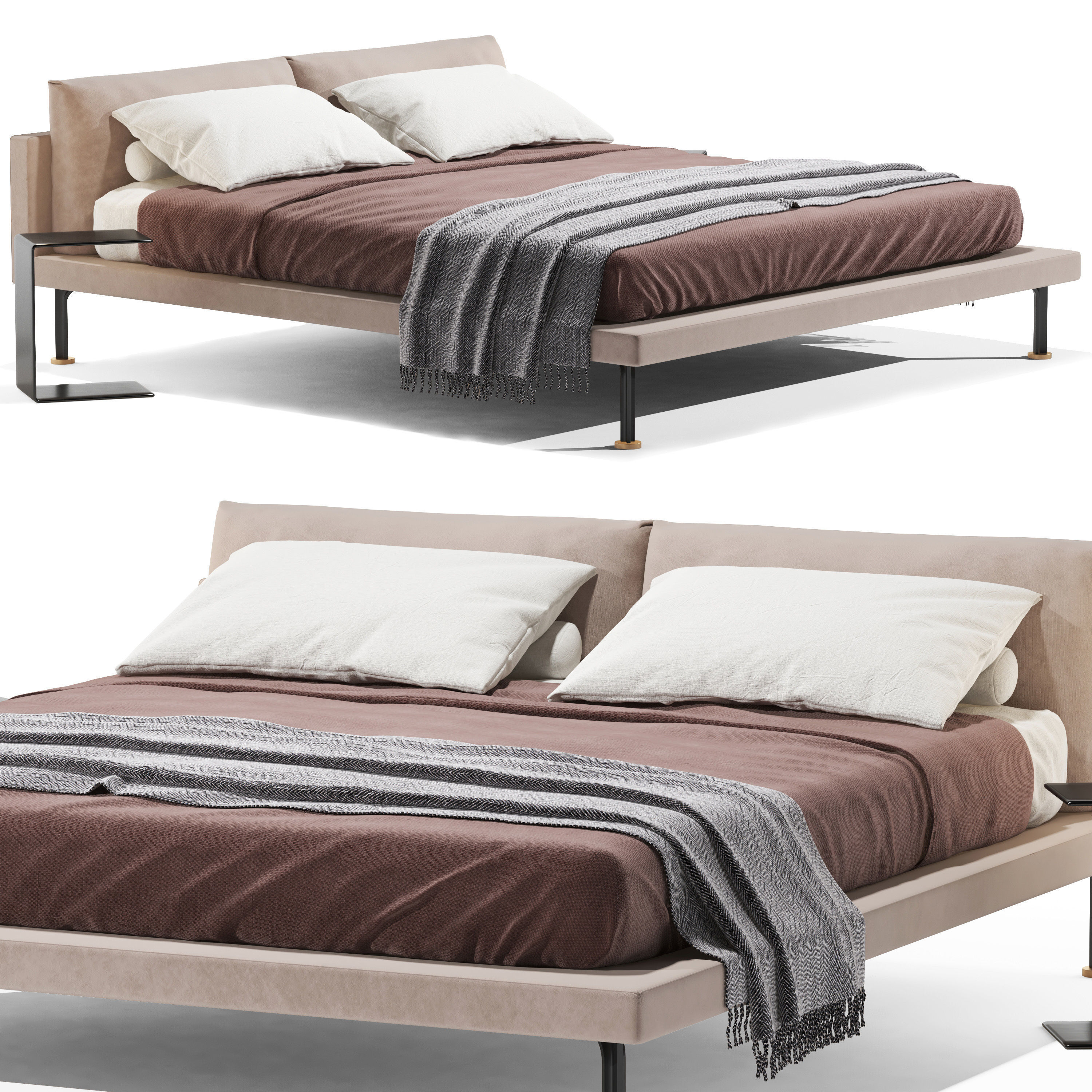 Floyd-Hi bed 3D model | CGTrader